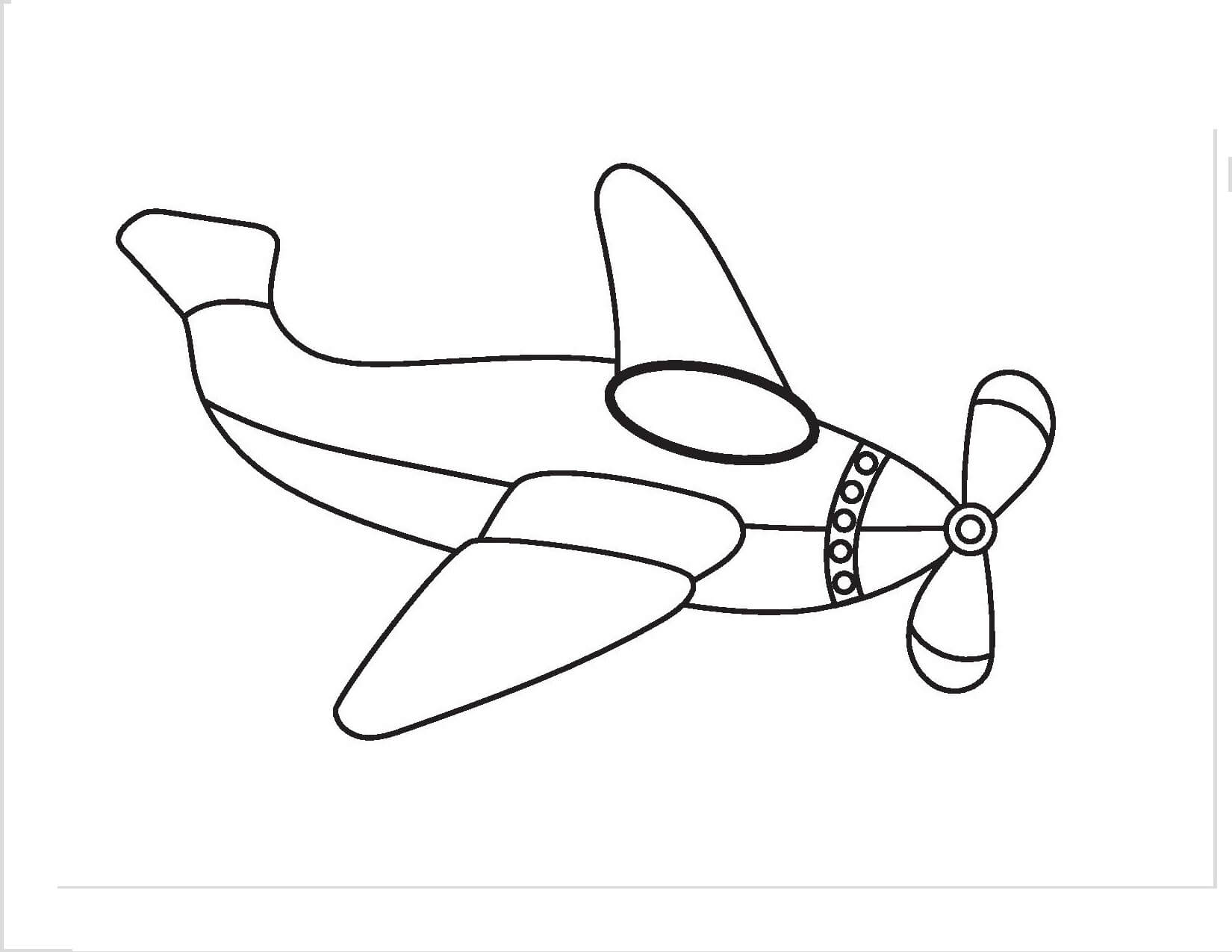Dibujos de Aviones para colorear e imprimir– ColoringOnly.Com