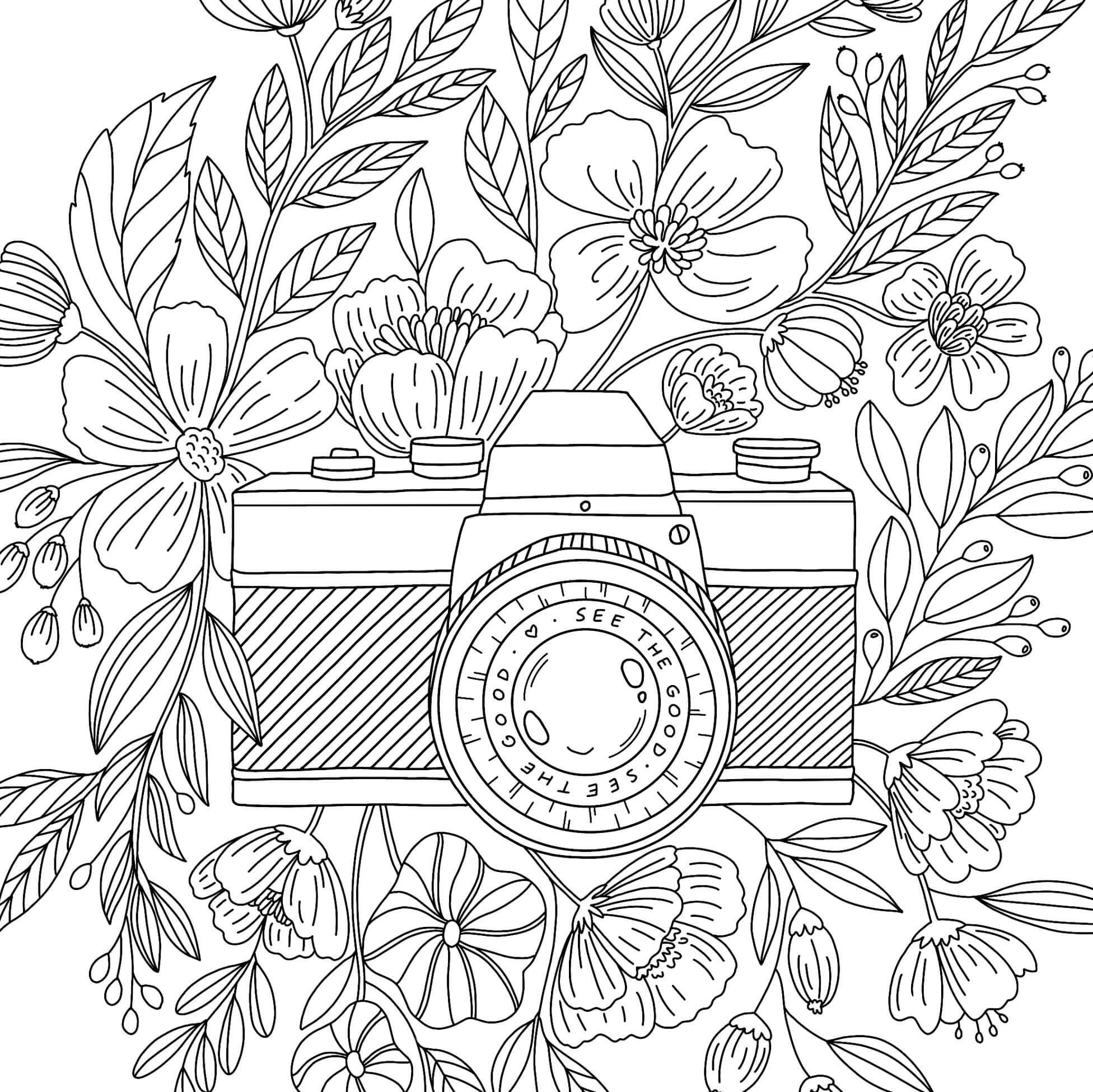 Dibujos de Cámara para colorear e imprimir– ColoringOnly.Com
