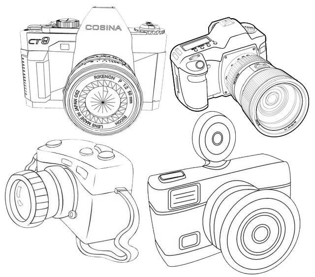 Dibujos de Cámara para colorear e imprimir– ColoringOnly.Com