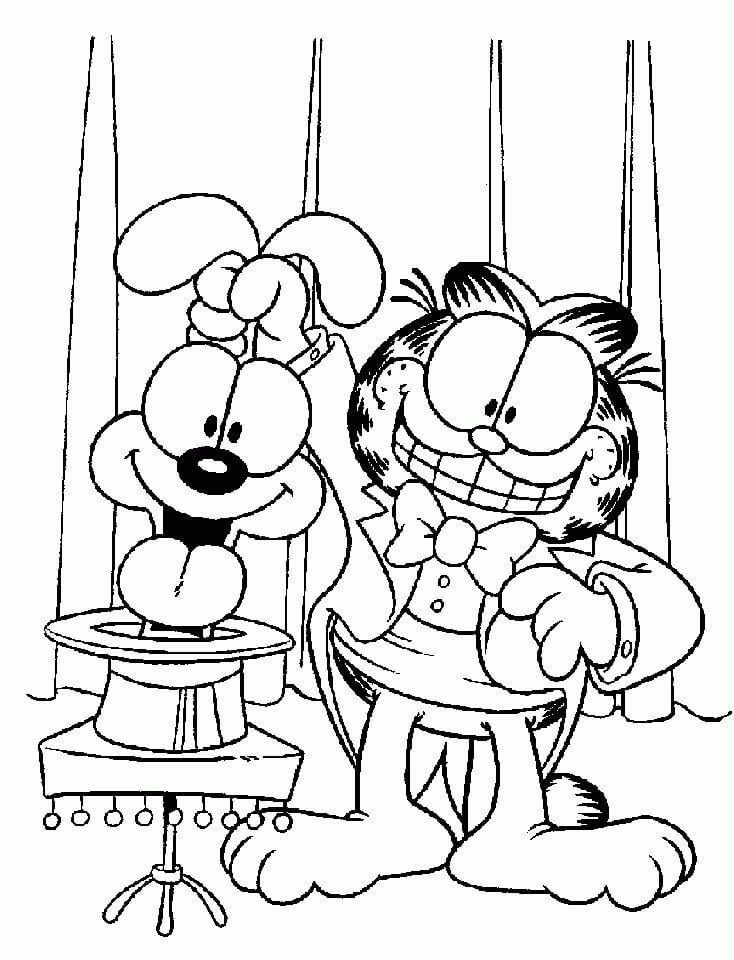 Dibujos de Garfield para colorear e imprimir– ColoringOnly.Com