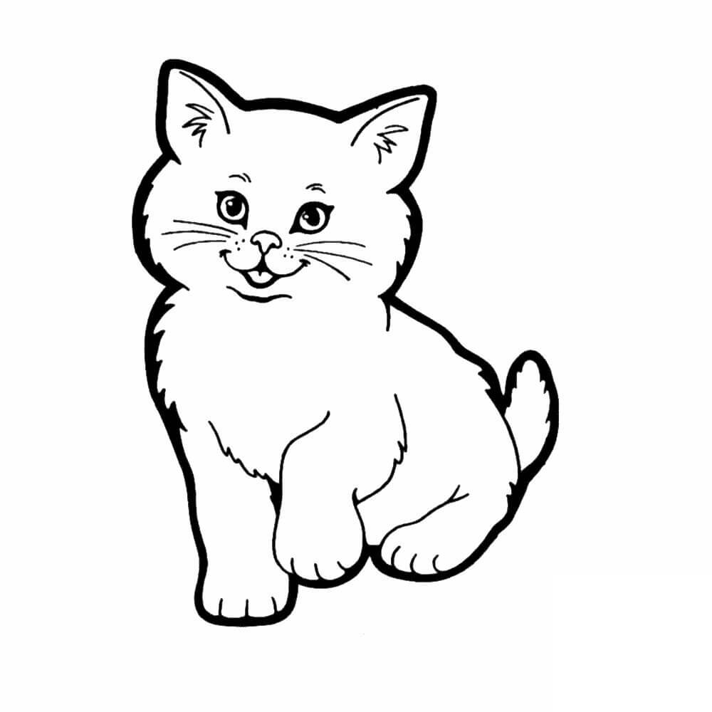 Dibujos de Gatito para colorear e imprimir– ColoringOnly.Com
