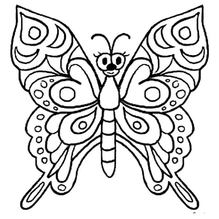Dibujos De Mariposa Para Colorear E Imprimir ColoringOnly Com Dibujos De Mariposa Para Colorear E Imprimir ColoringOnly Com