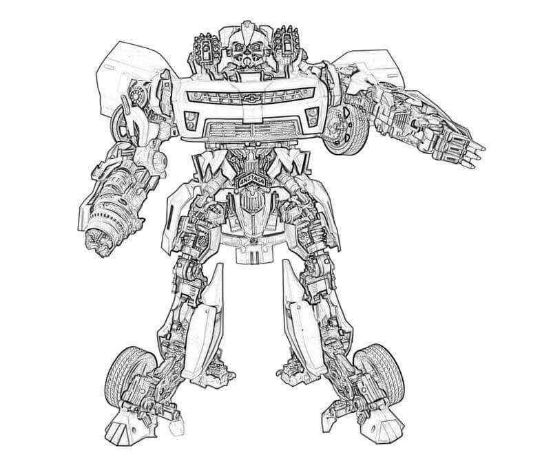 Dibujos de Bumblebee para colorear e imprimir– ColoringOnly.Com
