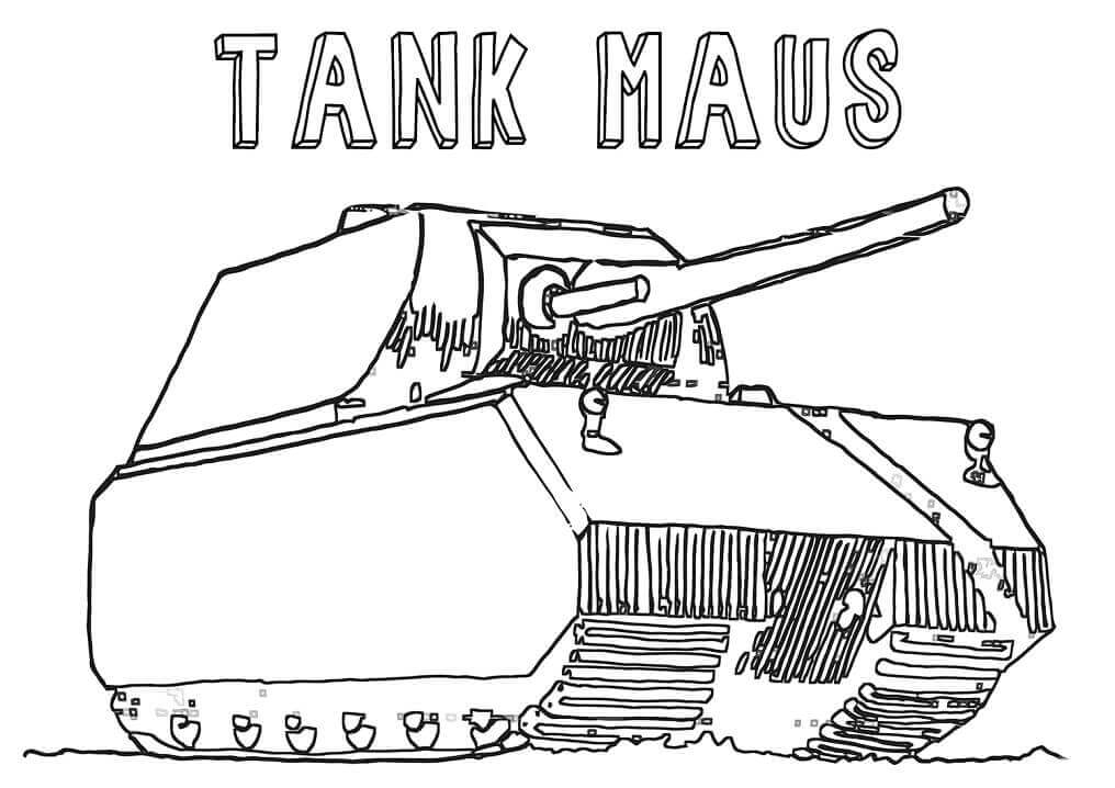 Dibujos de Tanque para colorear e imprimir– ColoringOnly.Com