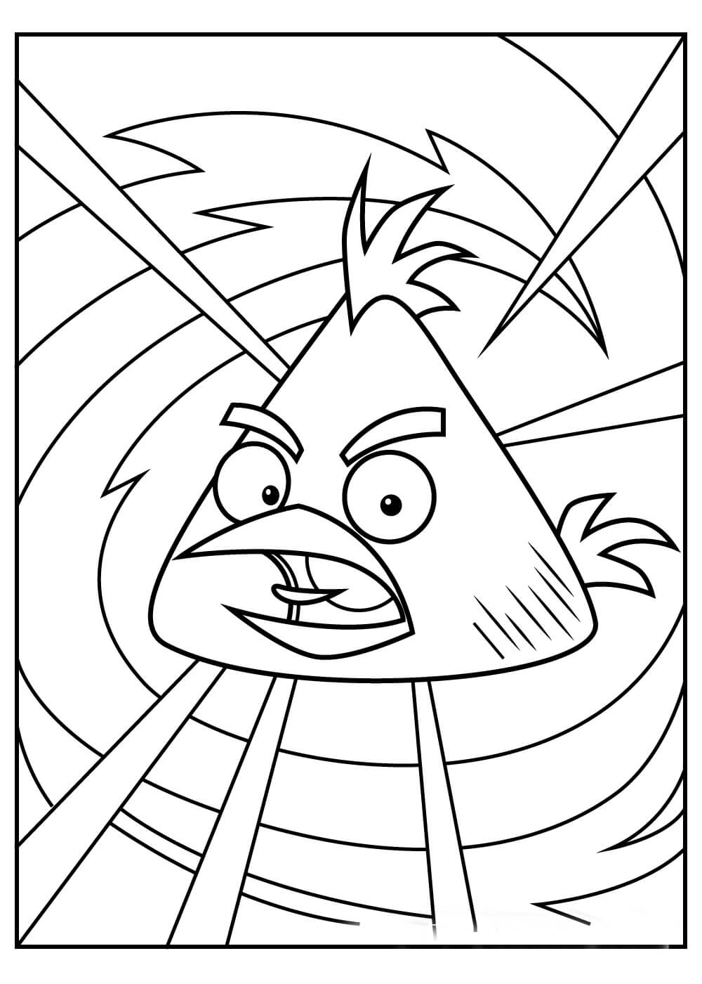 Páginas Para Colorear De Angry Birds Space Dibujo Para Colorear De