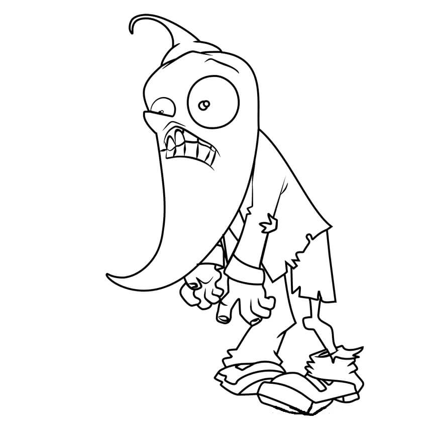 Dibujos de Zombi para colorear e imprimir– ColoringOnly.Com