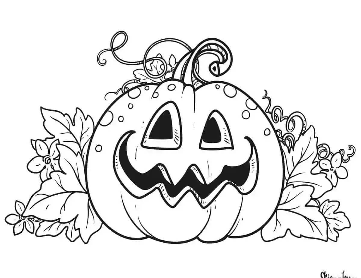Dibujos de Calabaza para colorear e imprimir– ColoringOnly.Com