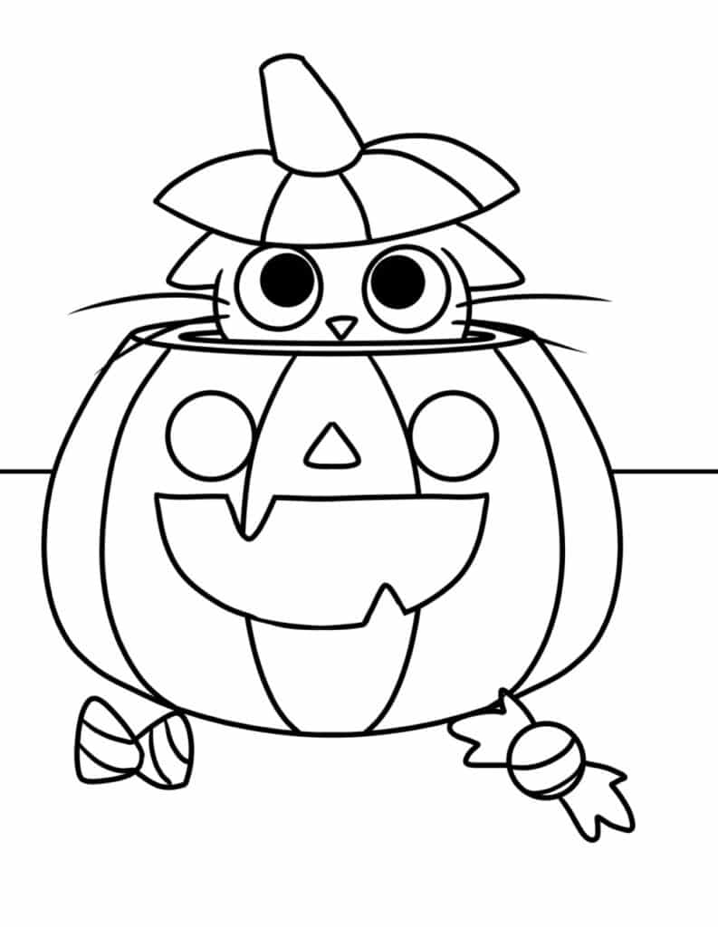 Dibujos de Calabaza para colorear e imprimir– ColoringOnly.Com