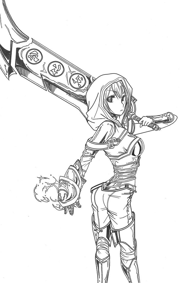 Canjear A Riven para colorear, imprimir e dibujar –ColoringOnly.Com