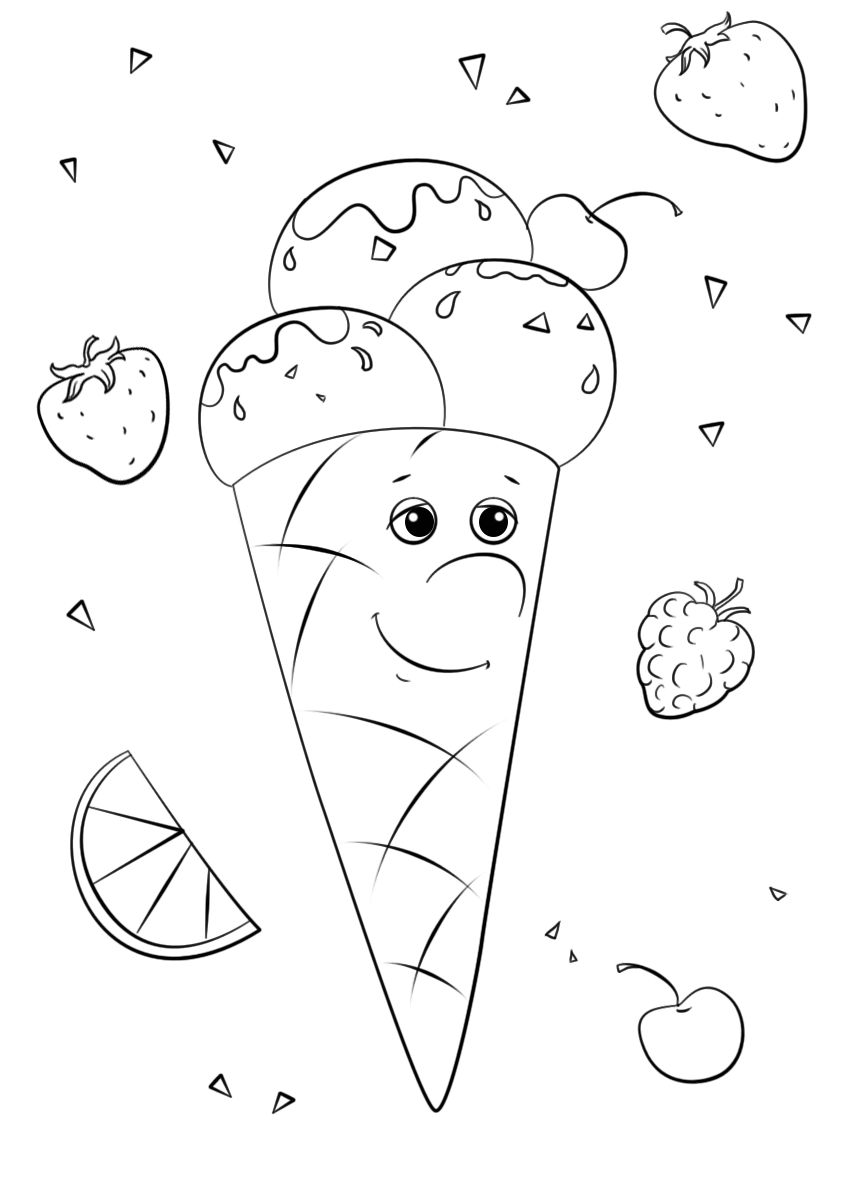 Helado Eis Cono Ijsje Glace Gelado Dibujo Helados Gelato Desenhos ...