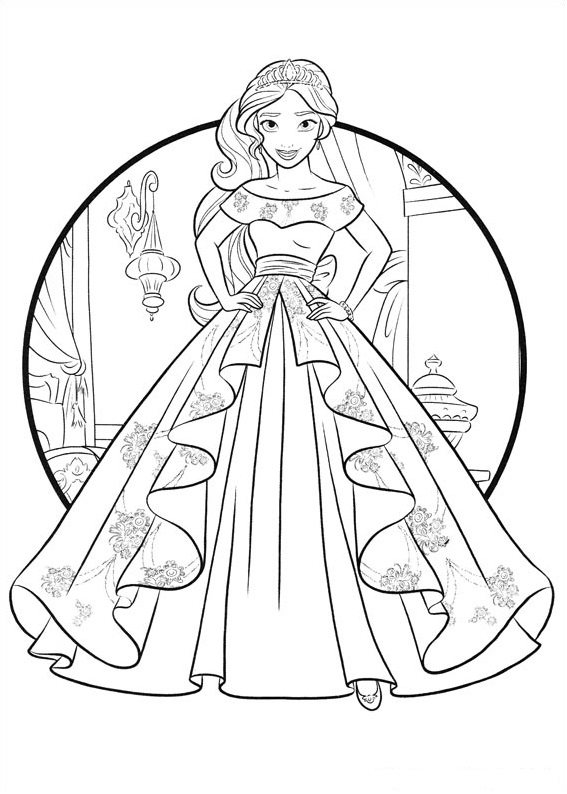 Dibujos de Princesas para colorear – ColoringOnly.Com