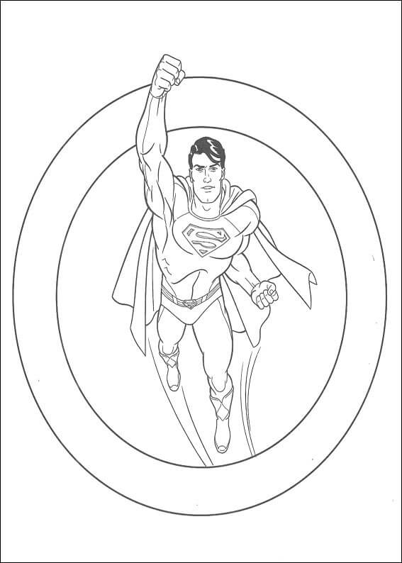 Dibujos de Superman para colorear e imprimir– ColoringOnly.Com