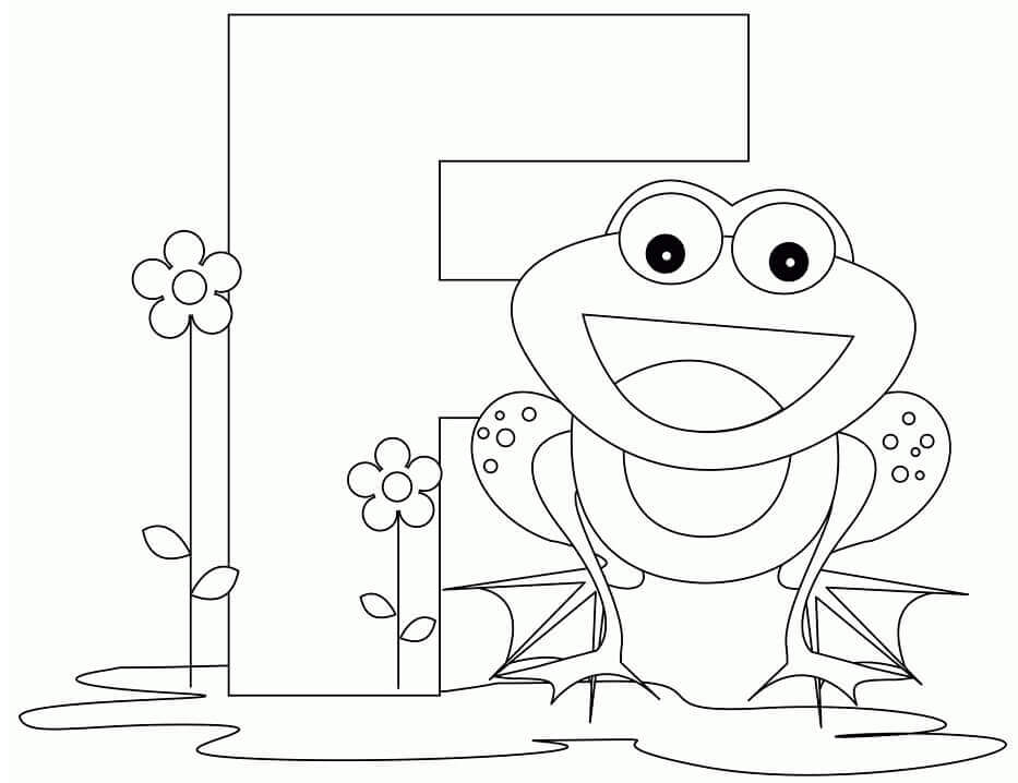 Dibujos de Letra F para colorear e imprimir– ColoringOnly.Com