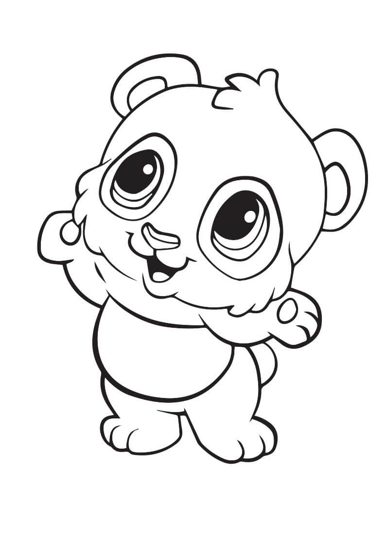 Dibujos de Panda para colorear e imprimir– ColoringOnly.Com