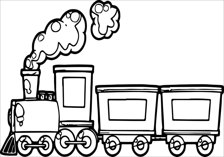 Dibujos de Tren para colorear e imprimir– ColoringOnly.Com
