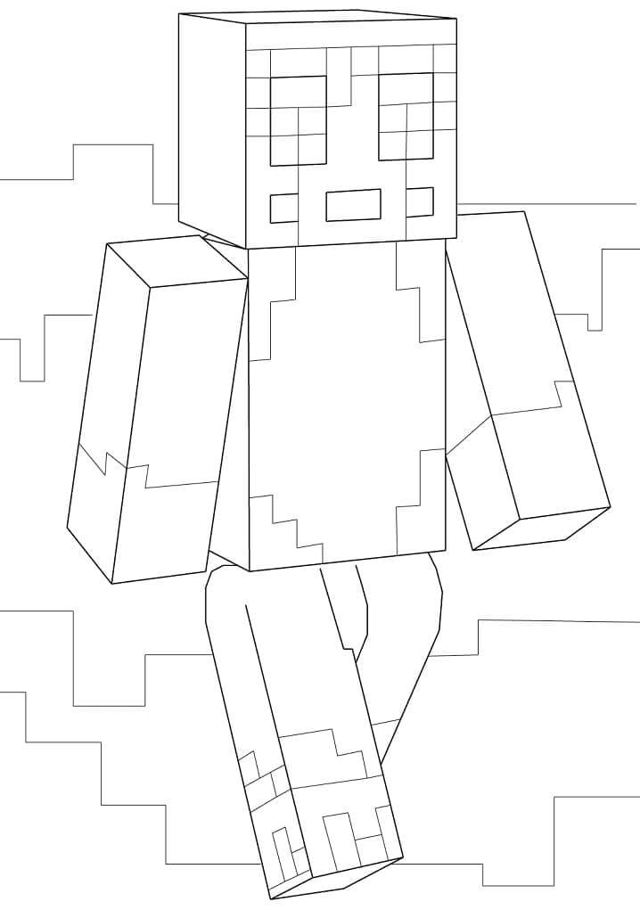 Cerdo De Minecraft Para Colorear Imprimir E Dibujar Coloringonlycom