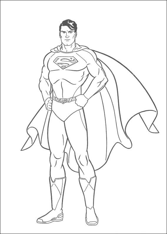 Dibujos de Superman para colorear e imprimir– ColoringOnly.Com