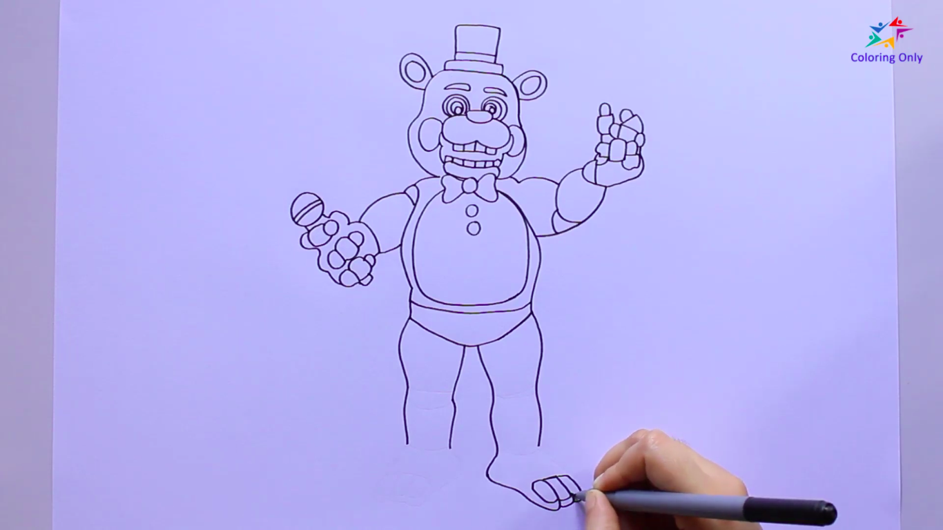 How to Draw Toy Freddy: Easy Drawing Steps