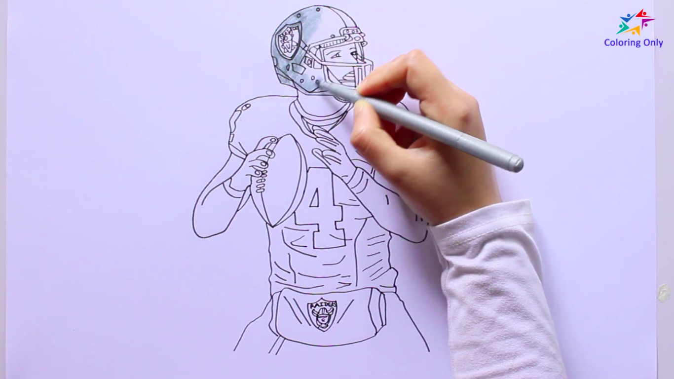 How to Draw Derek Carr: A Step-by-Step Drawing Guide