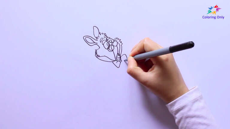 How to Draw the White Rabbit from Alice in Wonderland: A Simple Drawing ...