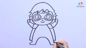 How to Draw Red Titan: A Chibi Drawing Guide