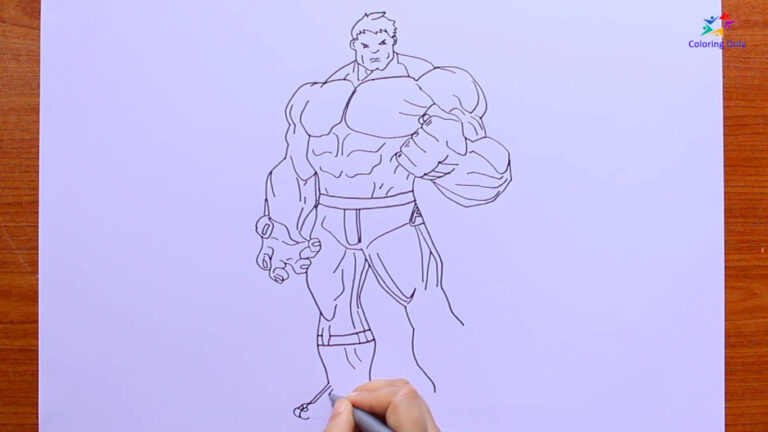 How to Draw Hulk in Easy Steps