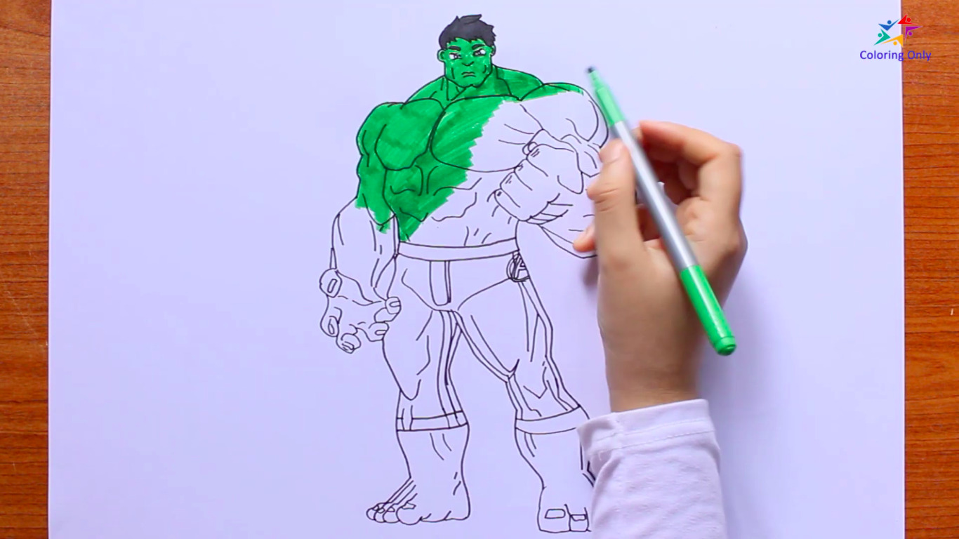 How to Draw Hulk in Easy Steps