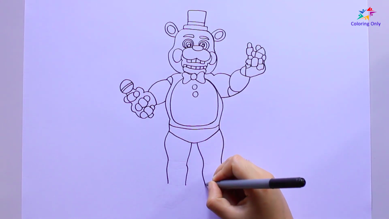 How to Draw Toy Freddy: Easy Drawing Steps