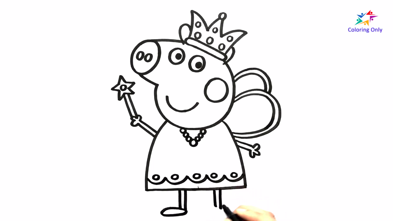 How to Draw Princess Peppa Pig: A Step-by-Step Guide