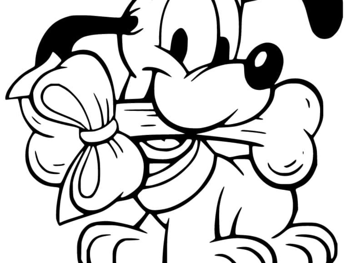 Pluto Disney Coloring Pages Disney Pluto Coloring Pages Coloring