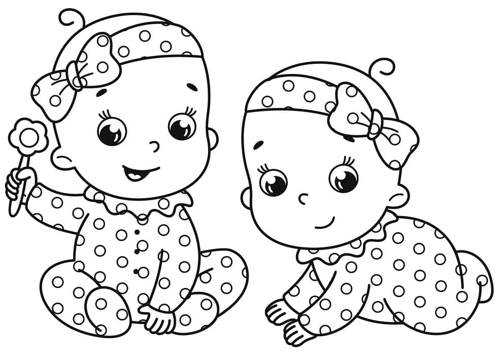 Girls Coloring Pages Baby Girls Coloring Pages Baby