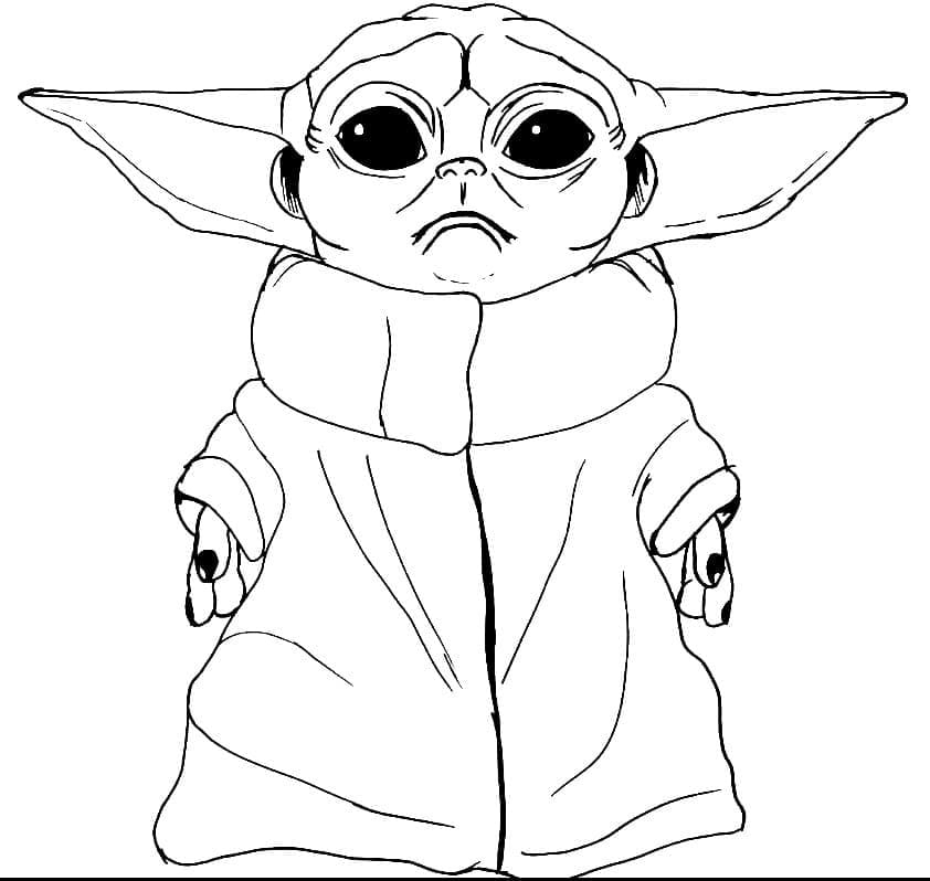 Baby Yoda 1 Coloring Page Free Printable Coloring Pages For Kids Baby Yoda 1 Coloring Page Free Printable Coloring Pages For Kids