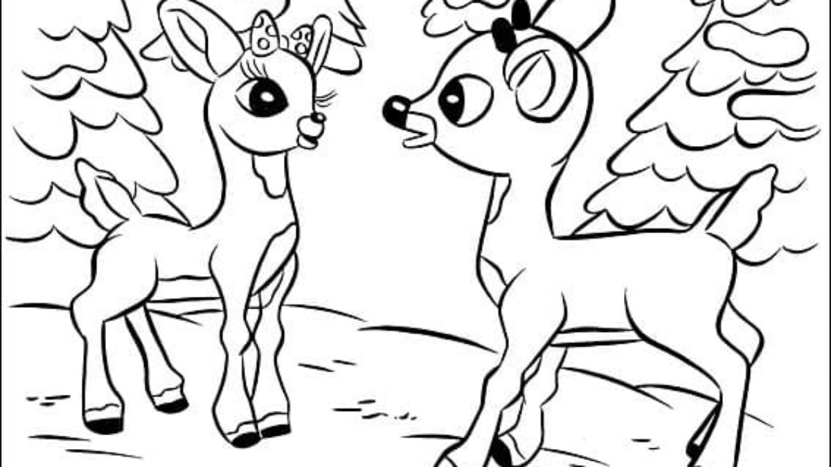 Pages à Colorier De Rudolph Et Clarice