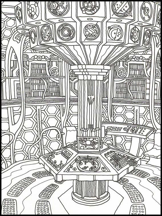 Doctor Who Coloring Page Doctor Who Coloring Page