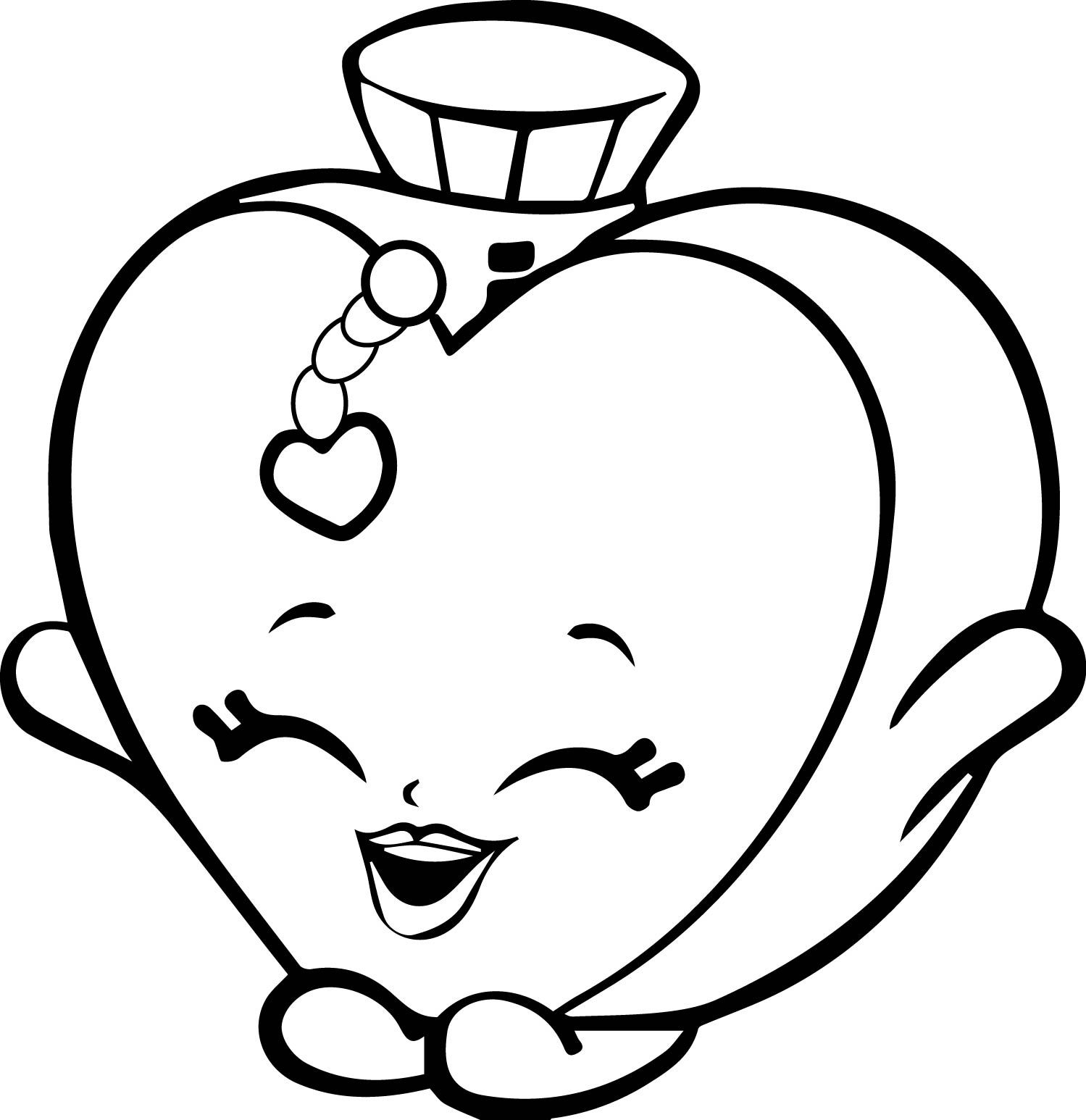 Heart Shopkin Coloring Page Free Printable Coloring Pages For Kids