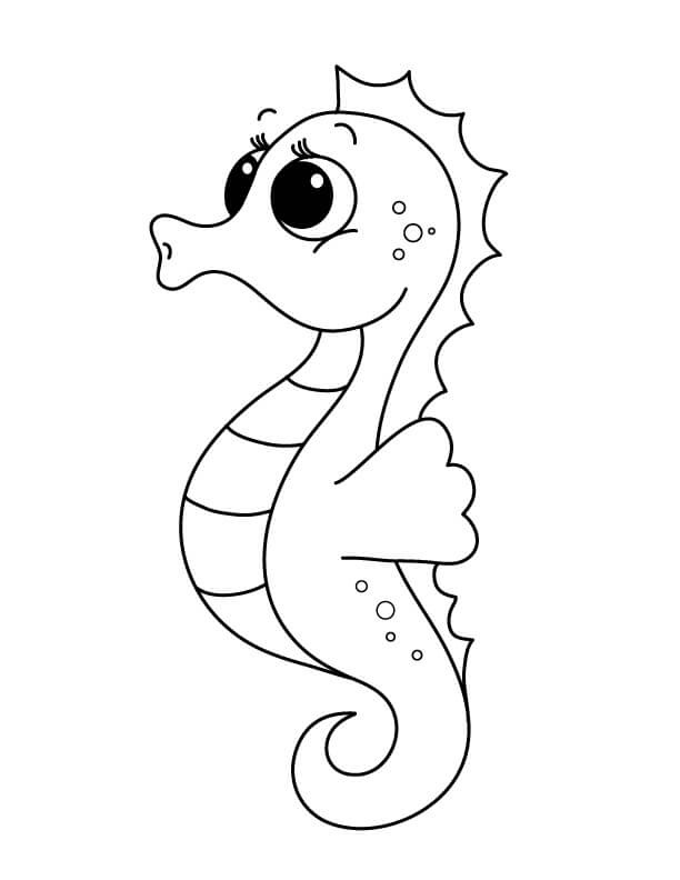 Little Seahorse Coloring Page Free Printable Coloring Pages For Kids Little Seahorse Coloring Page Free Printable Coloring Pages For Kids
