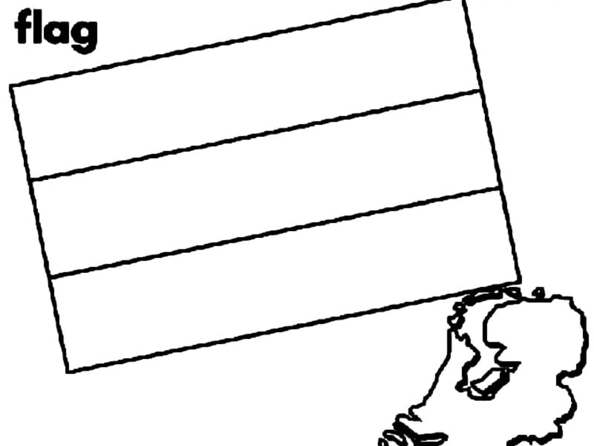 Netherlands Flag Coloring Page Utah | Crayola.co.uk