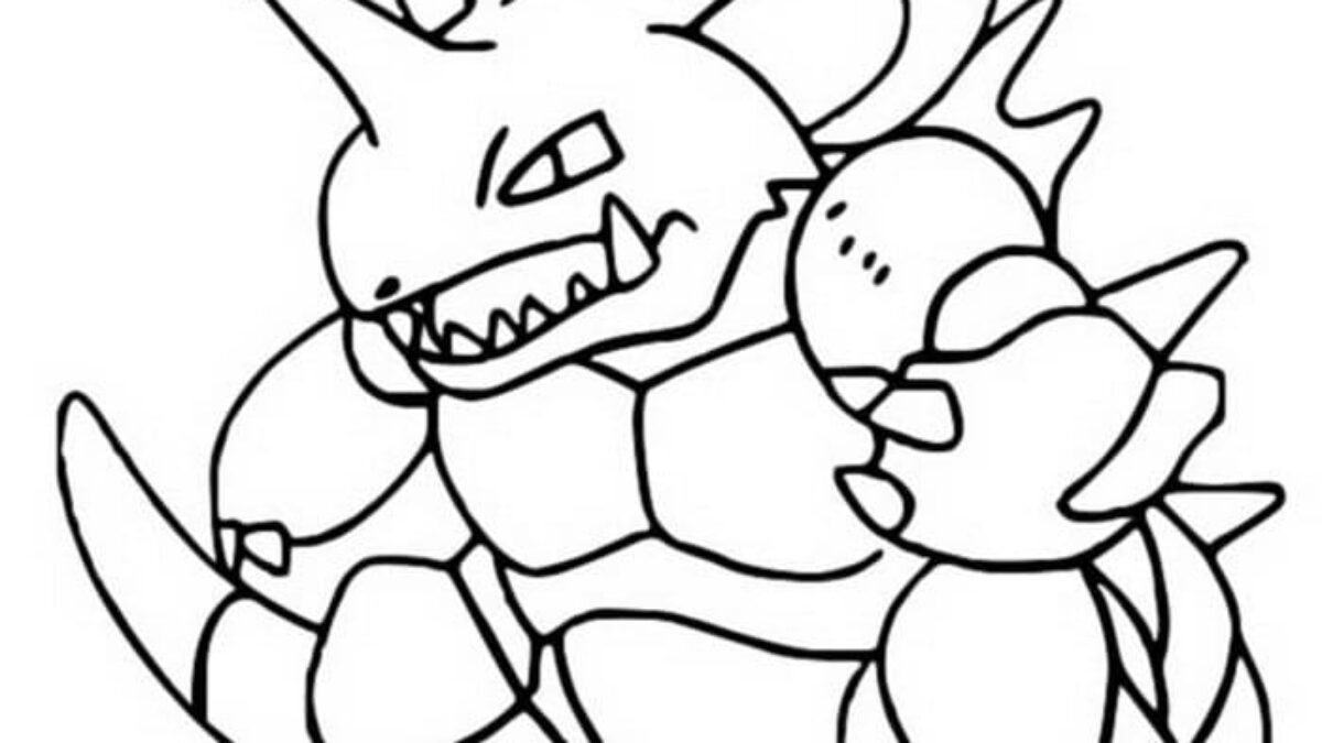 Pokemon Nidoking Coloring Pages POISON POKEMON Coloring Pages 14