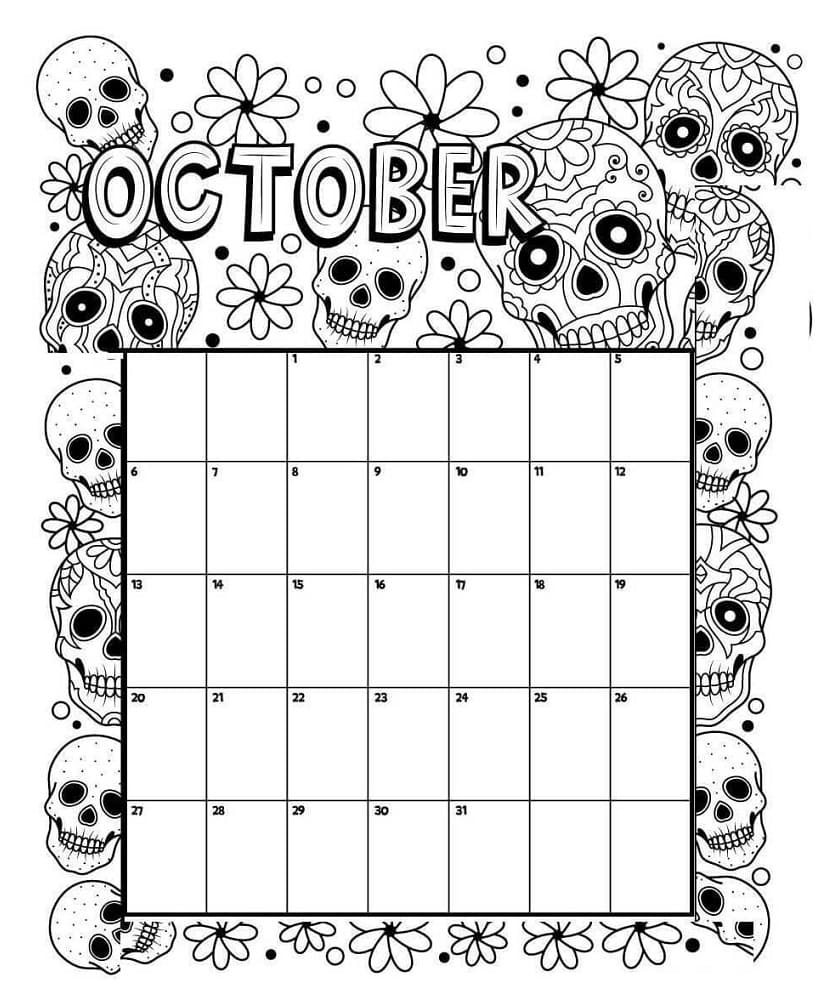 October Calendar October Calendar