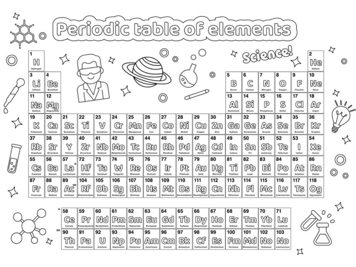 Element 117 Coloring Pages