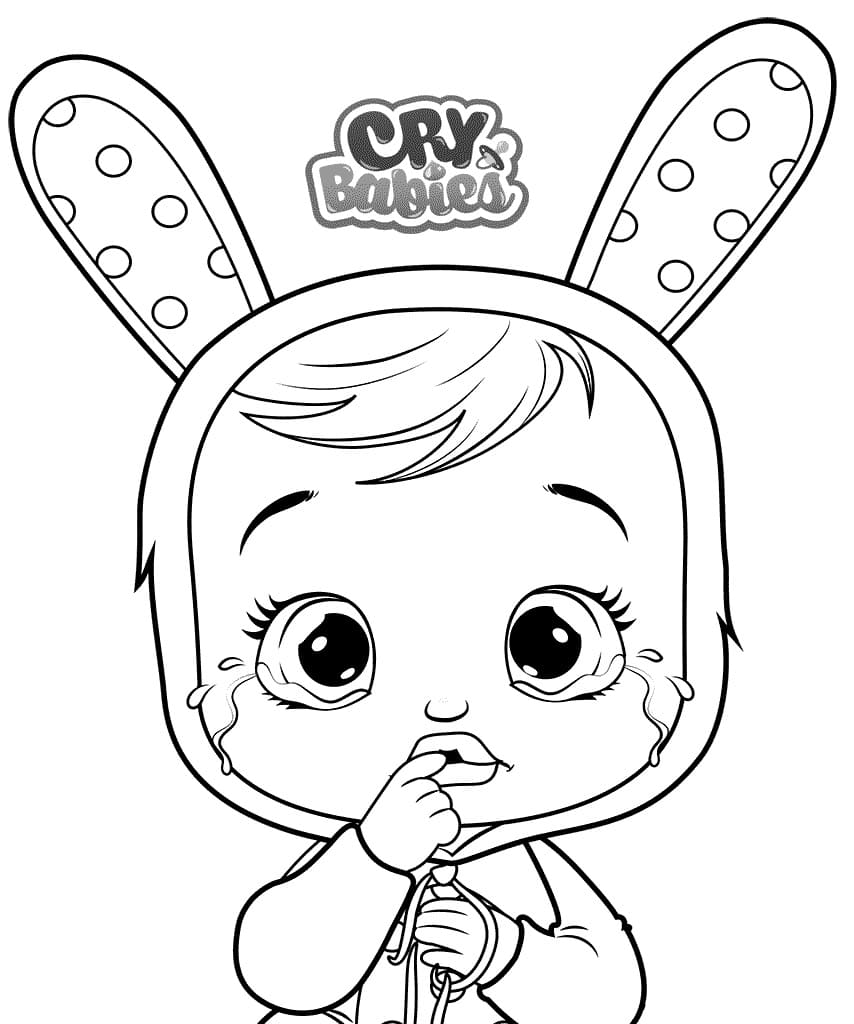 Cry Babies Coloring Page Cry Babies Coloring Page