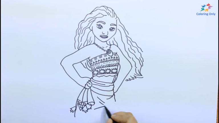 Drawing Moana: A Step-by-Step Guide