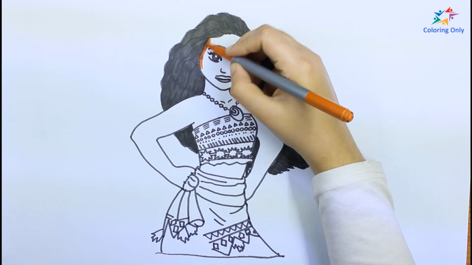 Drawing Moana: A Step-by-Step Guide