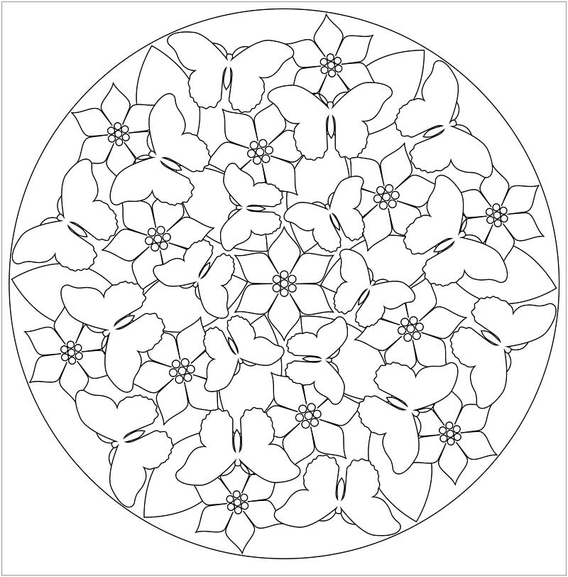 Easy Spring Mandala Coloring Page Free Printable Coloring Pages For Kids Easy Spring Mandala Coloring Page Free Printable Coloring Pages For Kids