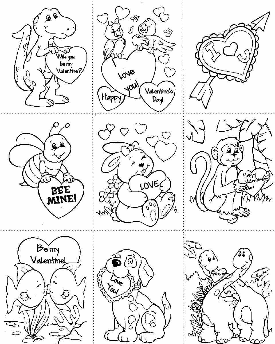 Printable Be Mine Valentine Card F rbung Seite Kostenlose Druckbare