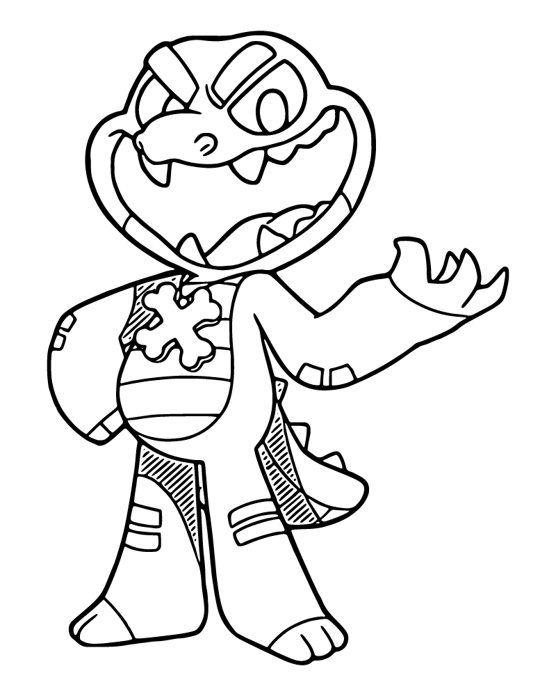 Nightmare Critters Coloring Page Coloring Page