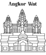 Coloring Pages of World Wonders Through History