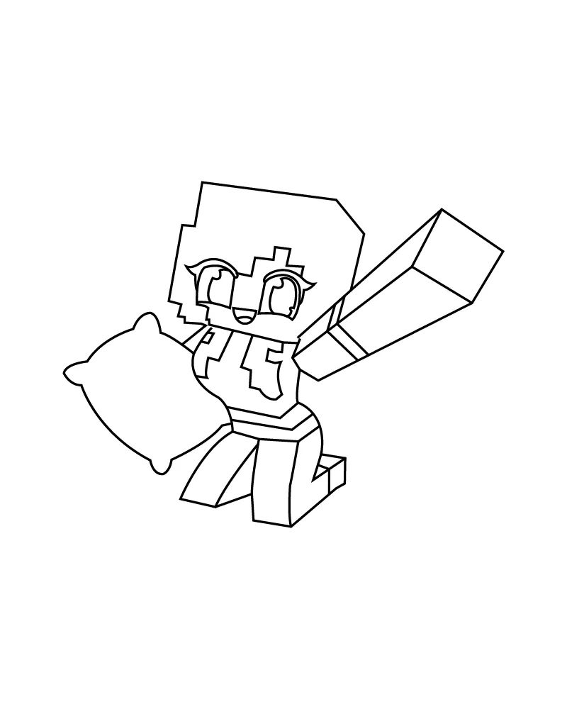Aphmau Coloring Page