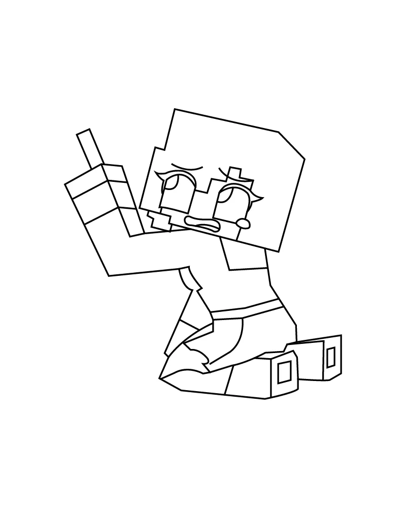 Aphmau Coloring Page