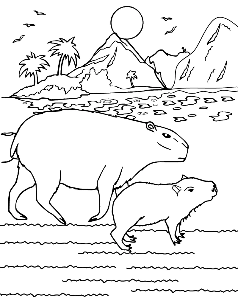 Pet Coloring Page